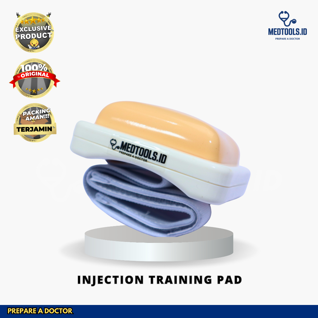 Jual [MEDTOOLS.ID] Injection Training Pad / Silicone Injection Pad ...