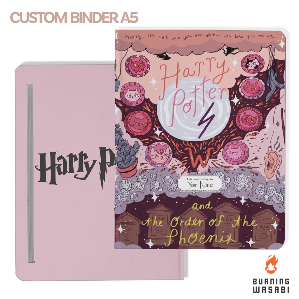 Jual Binder Harry Potter Order Of Phoenix Aesthetic A5 20 ring 6 ring ...