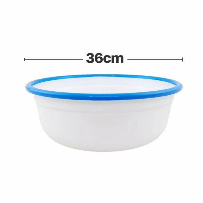 Jual Nagata 816 Baskom Plastik Besar Jumbo Deluxe 36cm Basin Bulat ...