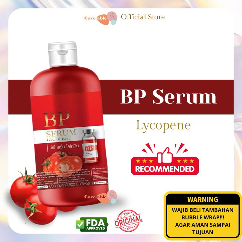 Jual BP SERUM THAILAND LYCOPENE - BP SERUM ARBUTIN GLUTATHIONE 500ML ...