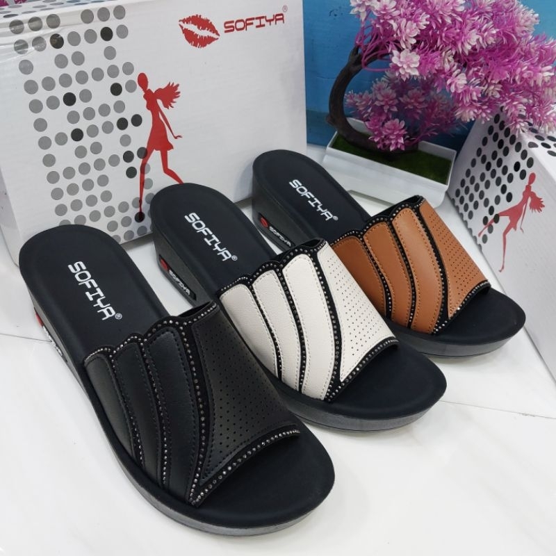 Jual NEW ARRIVAL 1788-9 Sofiya Wedges 5 Cm Sandal Wanita Import Terbaru ...
