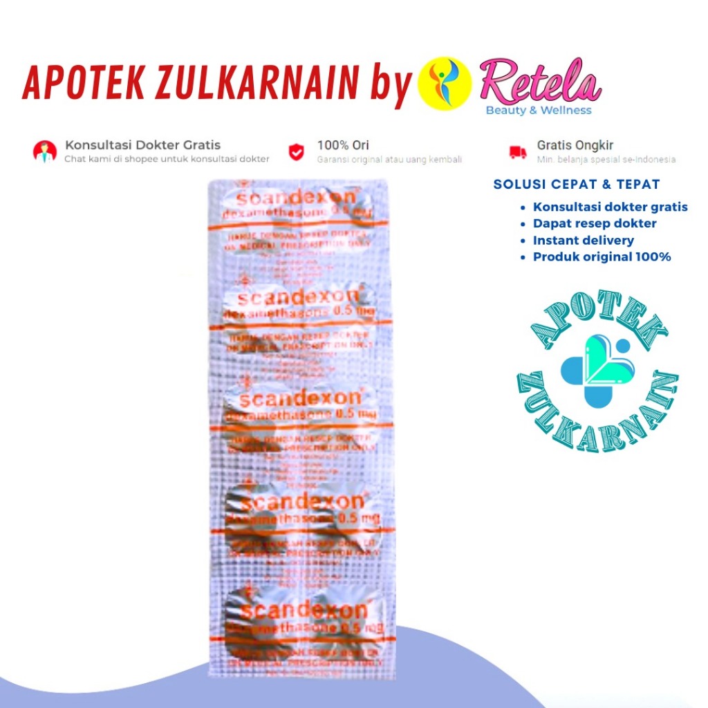 Jual Scandexon 0,5Mg 1 Strip 10 Tablet | Shopee Indonesia