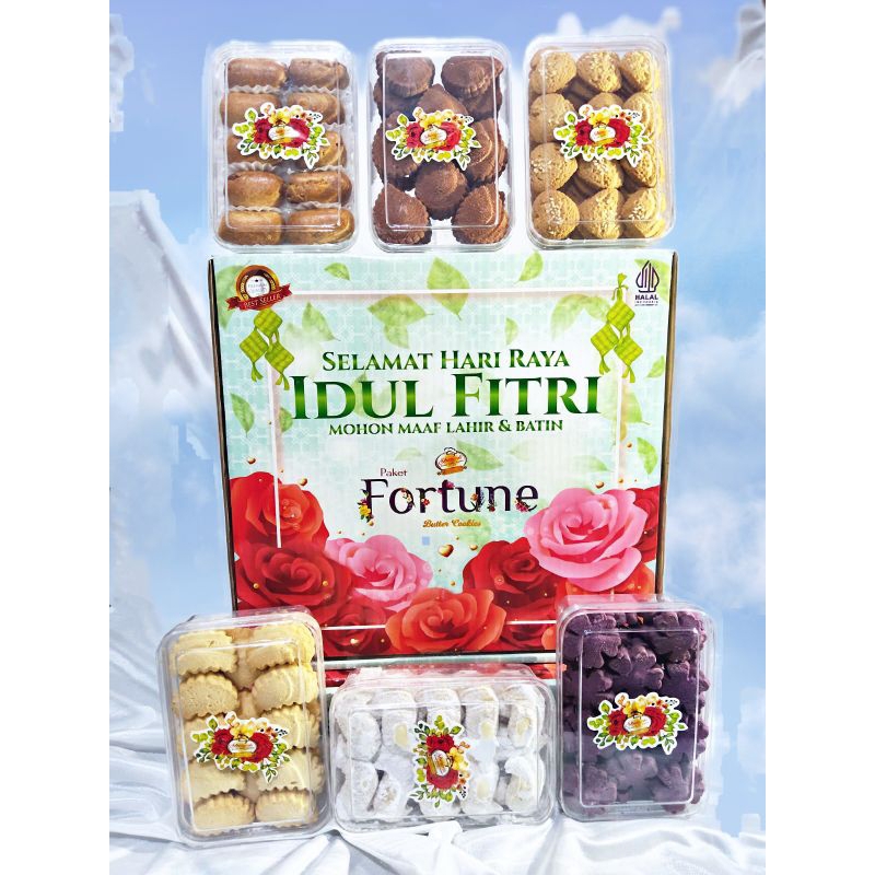 Jual Paket Lebaran Kue Kering FORTUNE BUTTER COOKIES Hampers Premium ...