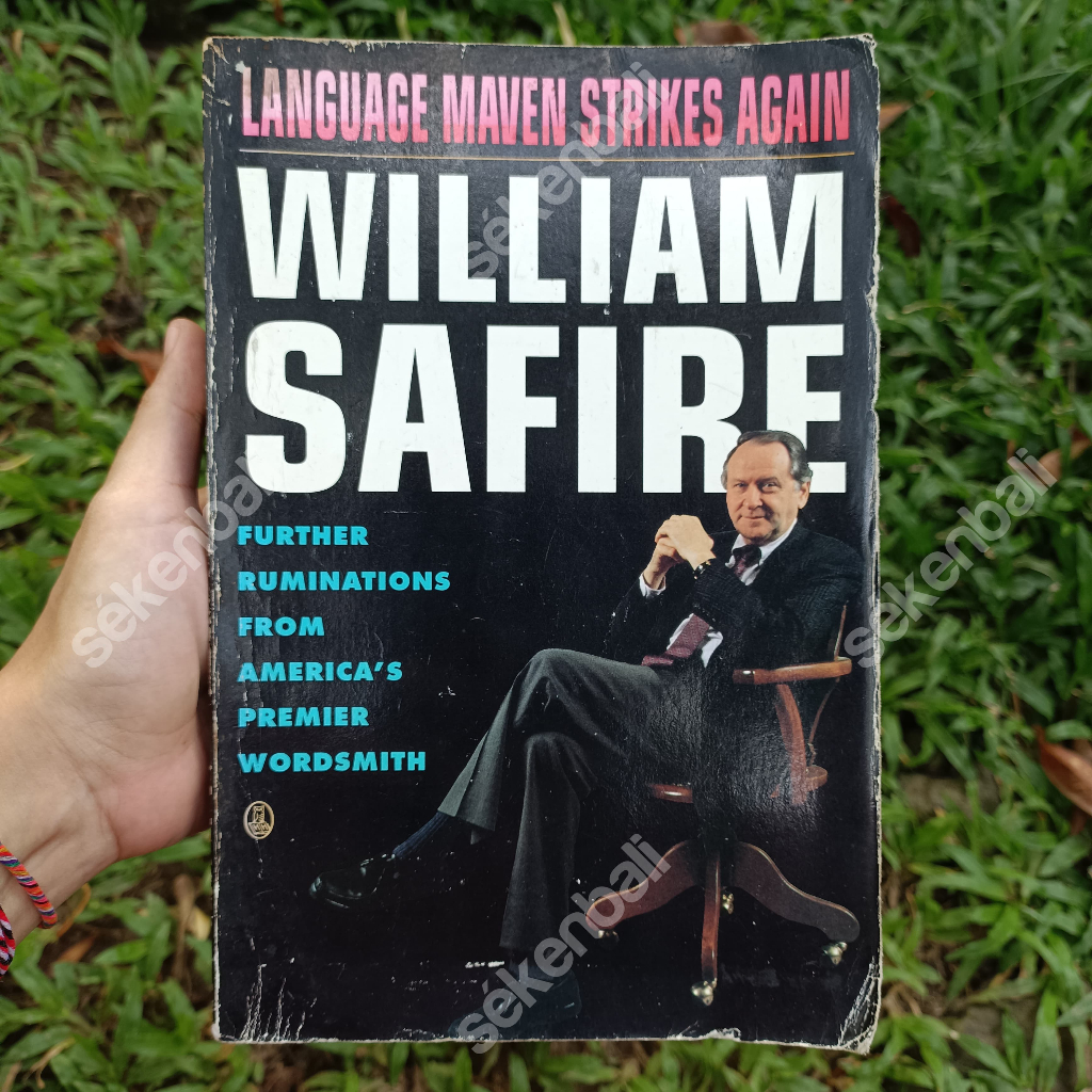 Jual Buku Language Maven Strikes Again by William Safire (1991 ...