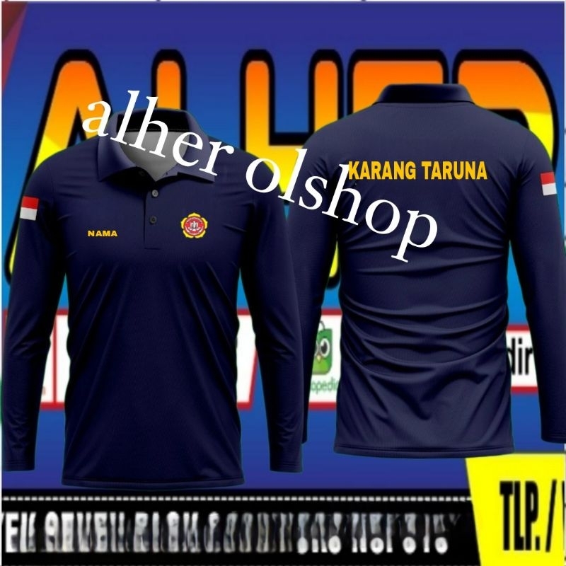 Jual kaos Karang taruna baju karang taruna kaos kerah karang baju kerah ...