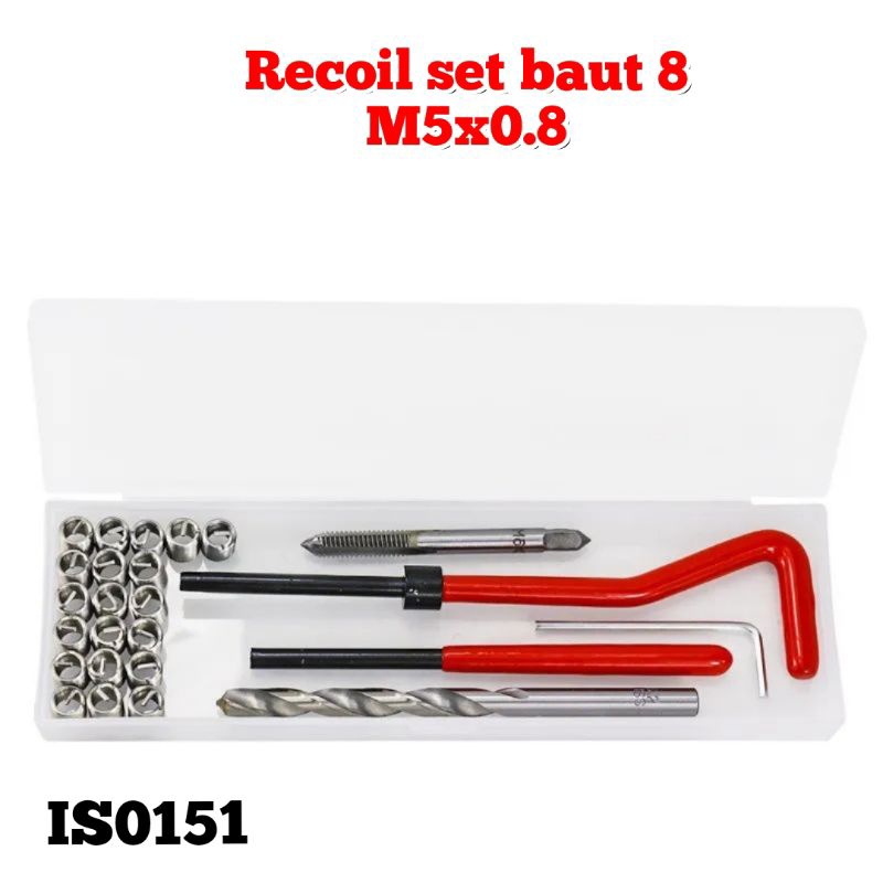 Jual recoil set m5x0.8 recoil baut 8 recoil baut drat 8 set | Shopee ...
