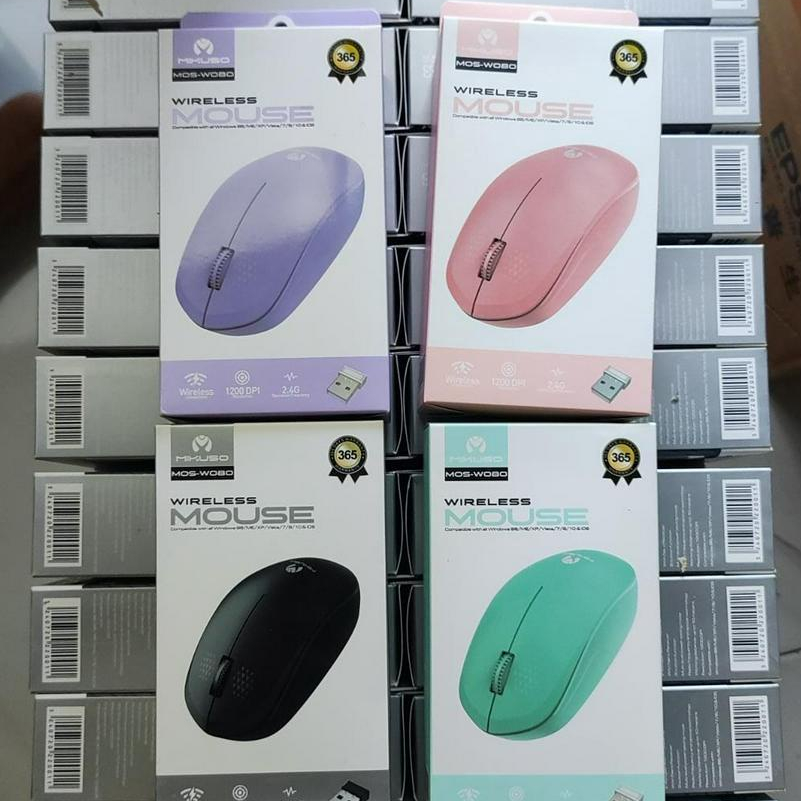 Jual Mouse Wireless Mikuso MOS-W080 Mouse WiFi USB Portable 2.4GHz ...