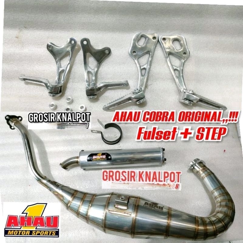 Jual PAKET MURAH Knalpot AHAU Ahau1 ORIGINAL Stainles Big Volume Model ...