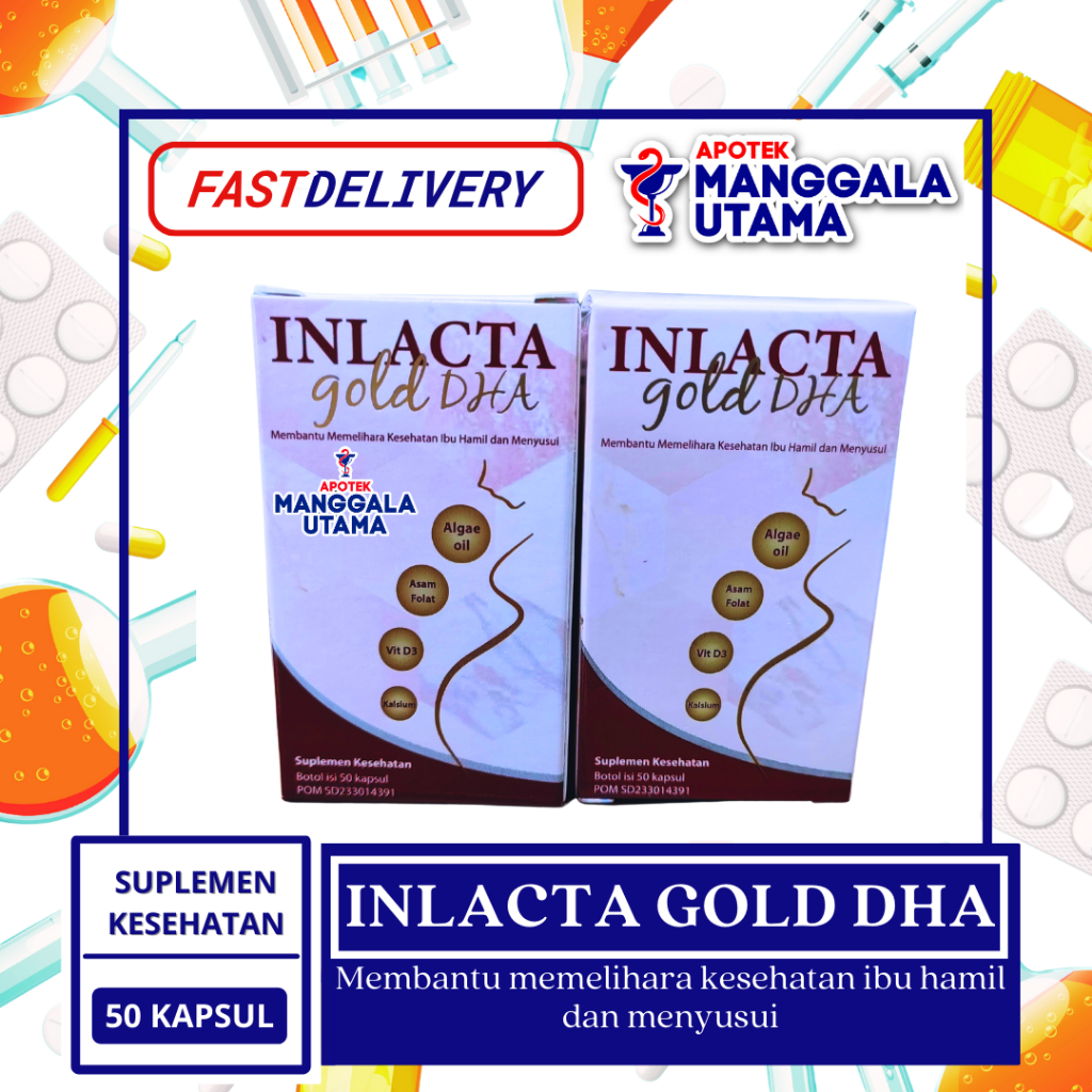 Jual INLACTA GOLD DHA ISI 50 KAPSUL | Shopee Indonesia