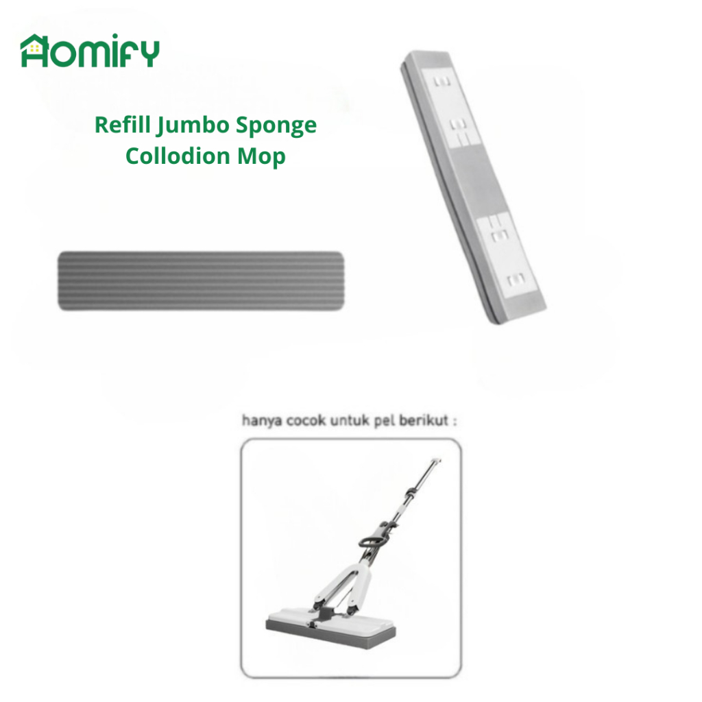Jual HOMIFY Refill Busa Pel Jumbo Sponge Collodion Mop Spons | Shopee ...