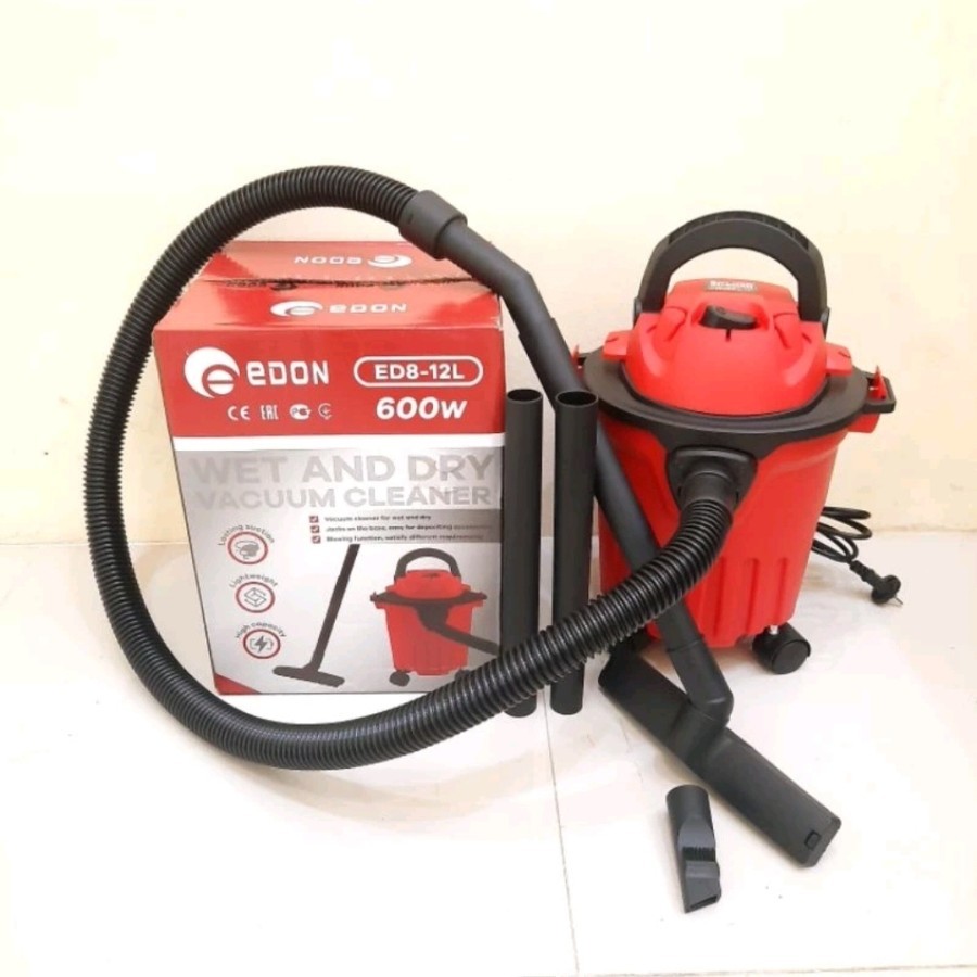 Jual Mesin Penyedot Debu Sedot Debu Wet & Dry Vacuum Cleaner Edon ED8-12L | Shopee Indonesia