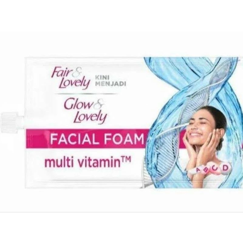 Jual Glow & Lovely Facial Foam Brightening Sachet - ( tanpa kemasan ...