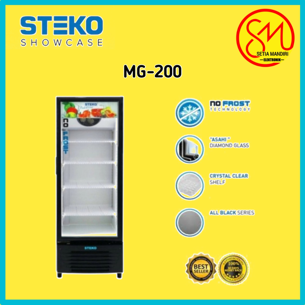 Jual Showcase Steko MG 200 200Liter No Frost | Shopee Indonesia