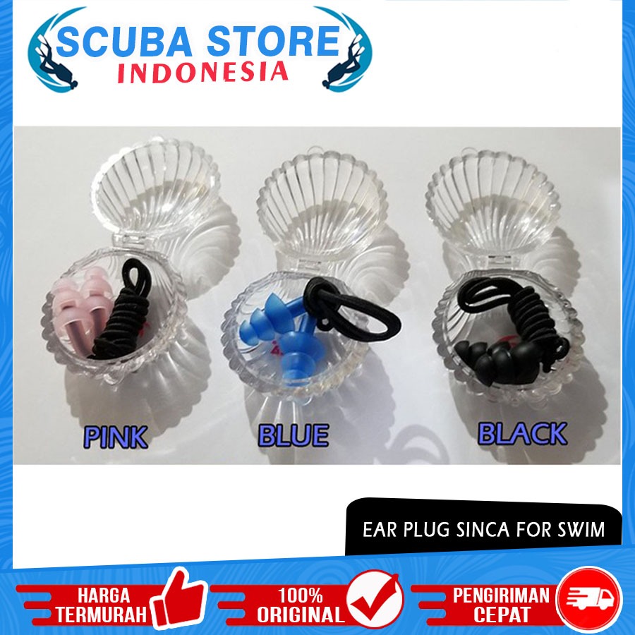 Jual Ear Plug Tali Sinca Alat Tutup Telinga Swimming Renang Penutup ...