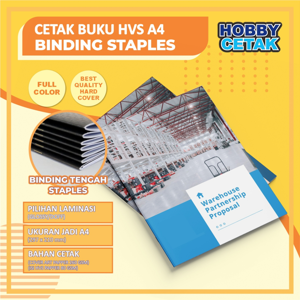 Jual Cetak Buku Majalah Katalog Company Profile (Compro) Ukuran A4 ...