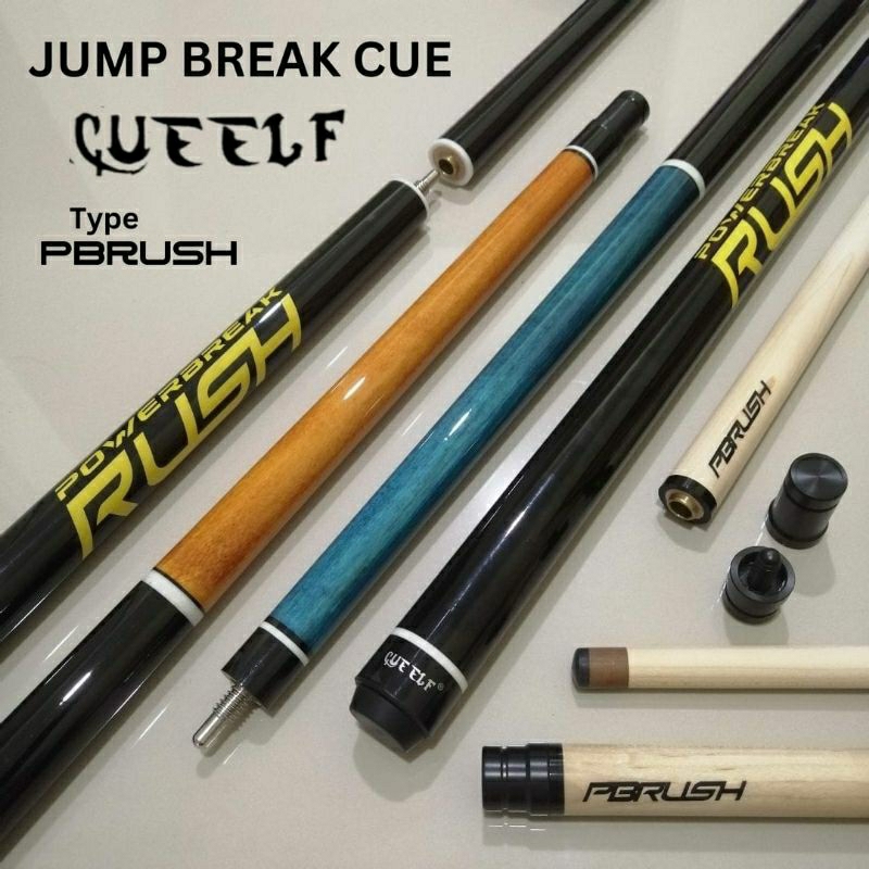 Jual JUMP BREAK CUE Merk CUE ELF Type PBRUSH // Tip Phenolic 13.5mm ...