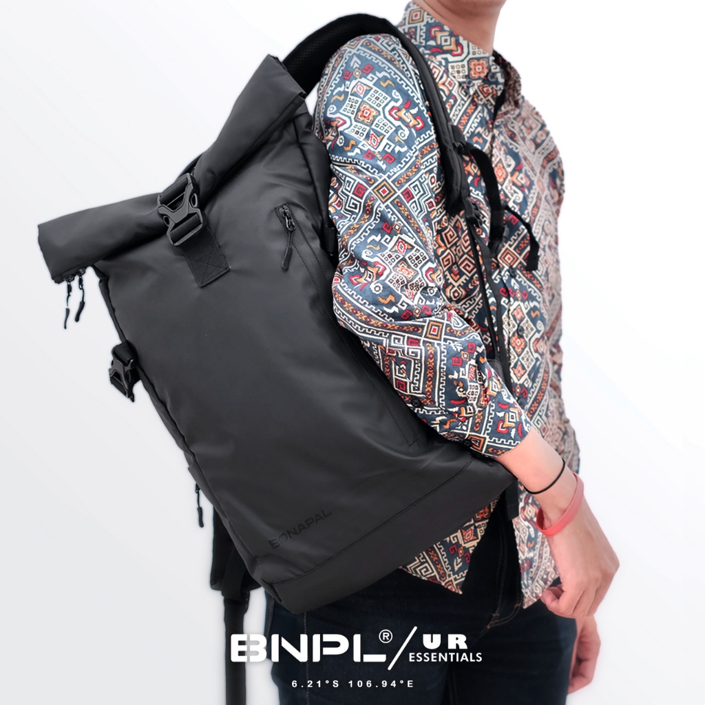 Jual Bonapal - Plato Backpack BNPL Water Resistant Tas Ransel Pria ...