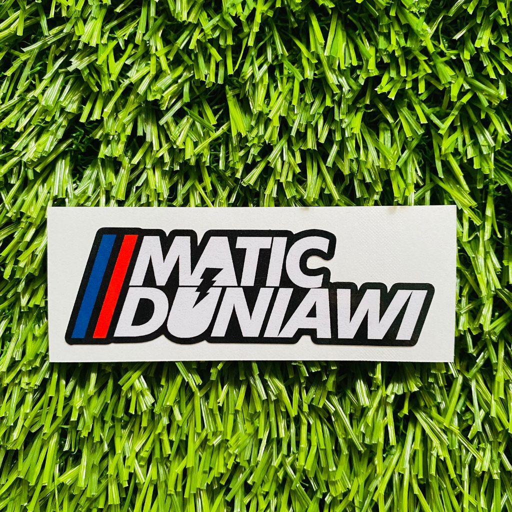 Jual sticker motor - stiker MATIC DUNIAWI ngabers vario beat scoopy ...