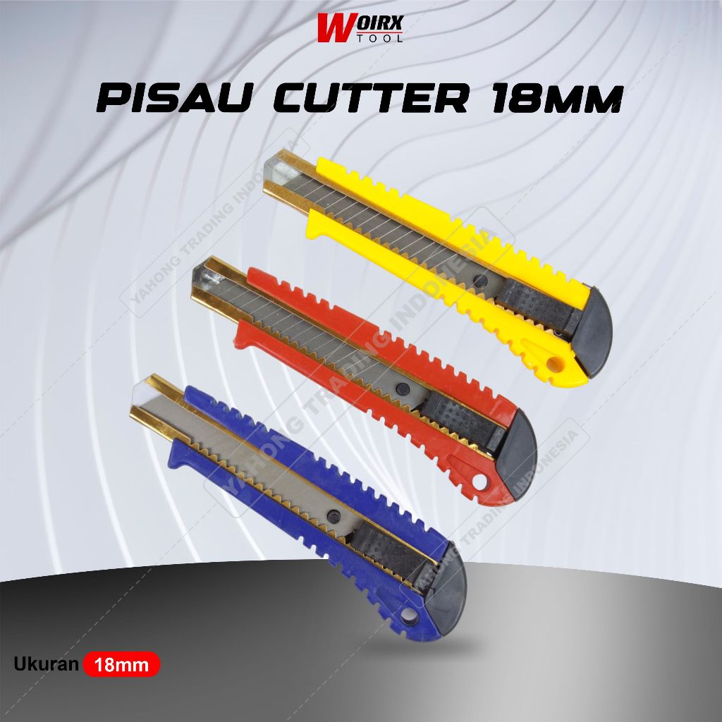 Jual Pisau Cutter 18mm | Shopee Indonesia