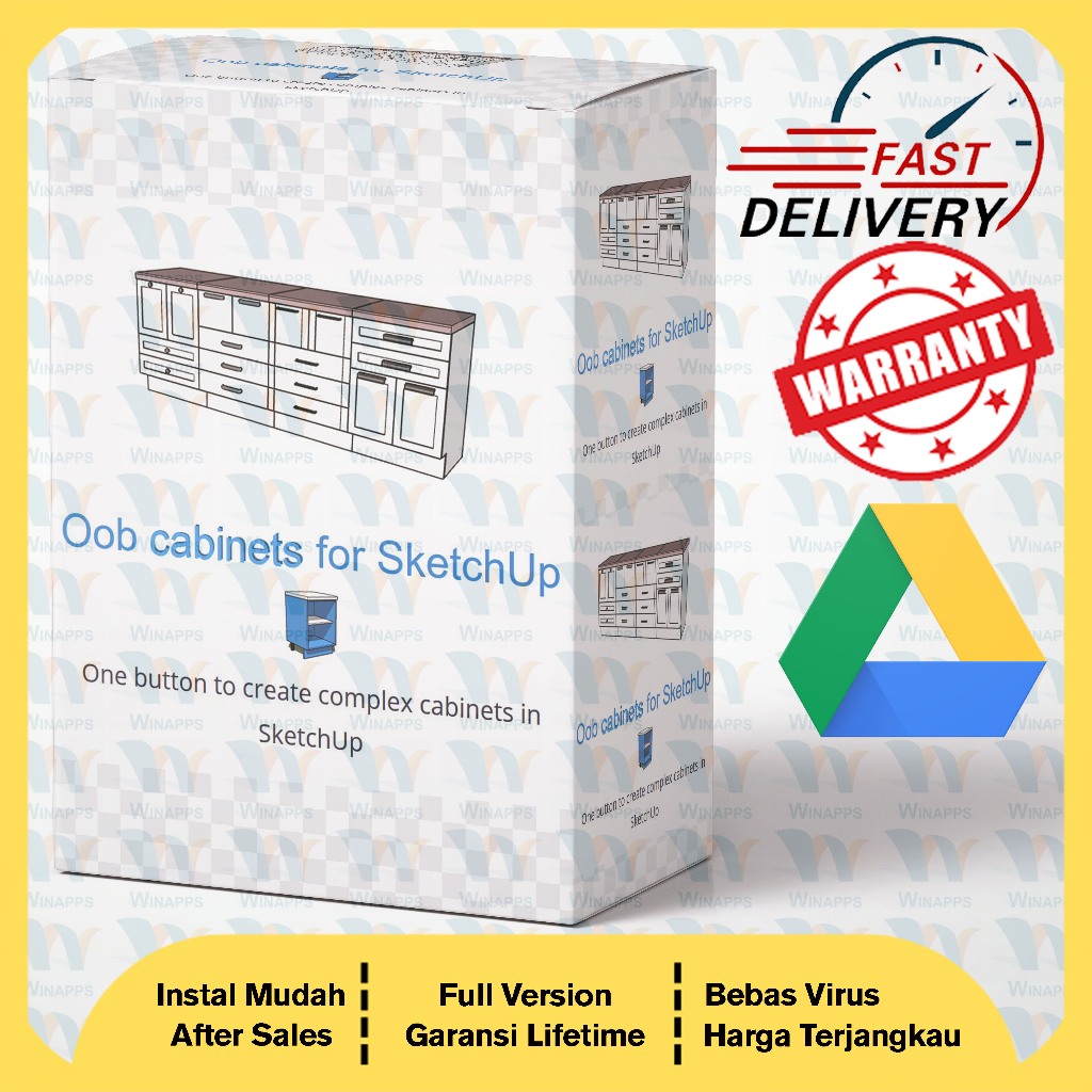 Jual Oob cabinets v2.0.4 for SketchUp | Shopee Indonesia