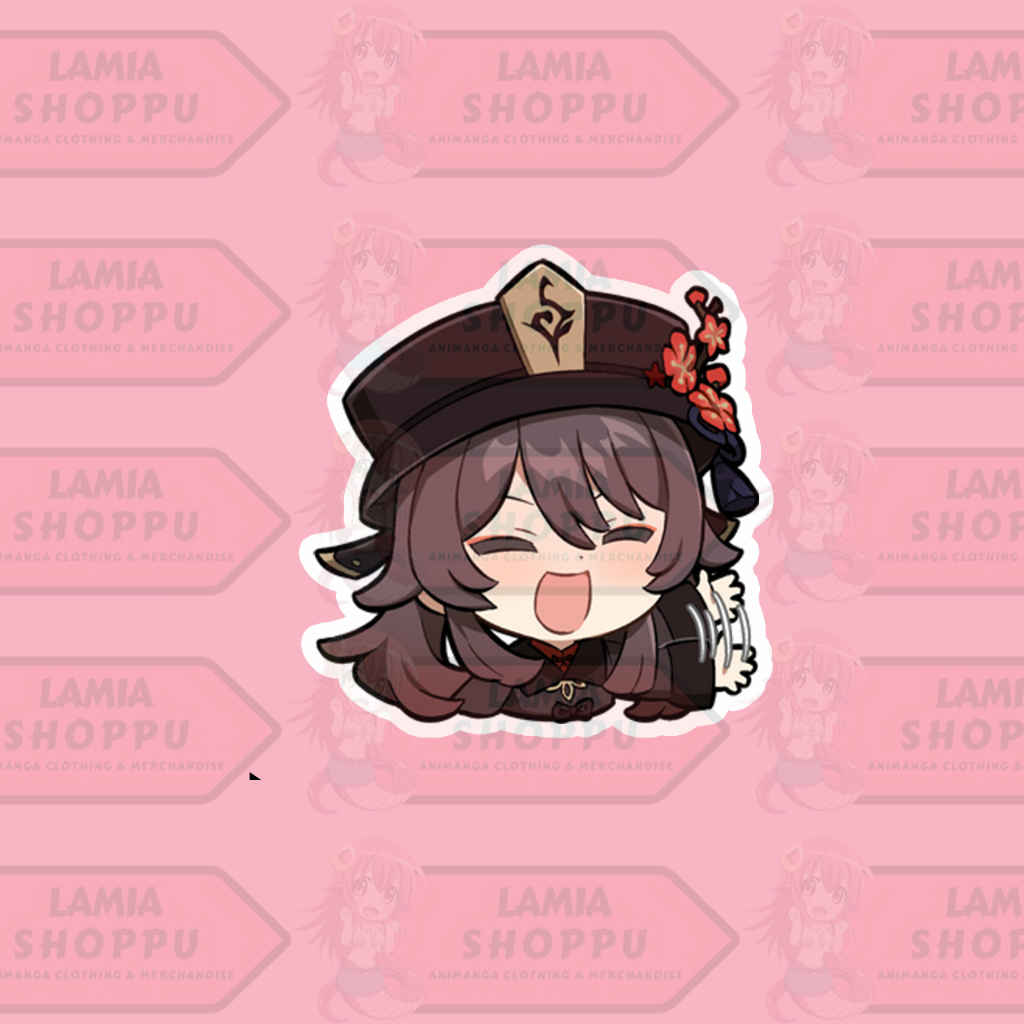 Jual Stiker Genshin Impact Hutao | Sticker Hutao Chibi Waifu | Shopee ...