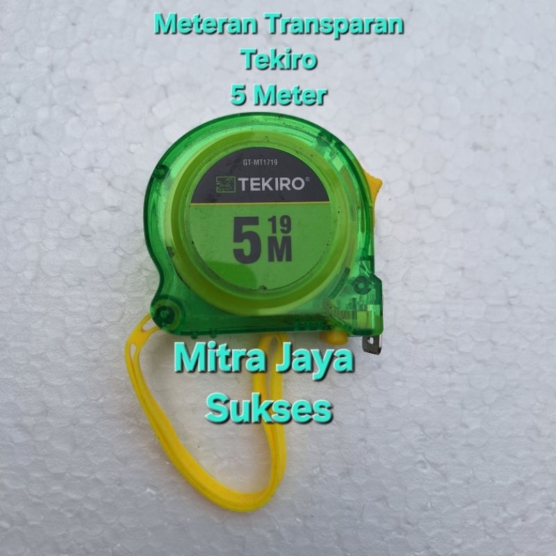 Jual Meteran Transparan Tekiro 5 Meter 5m | Shopee Indonesia