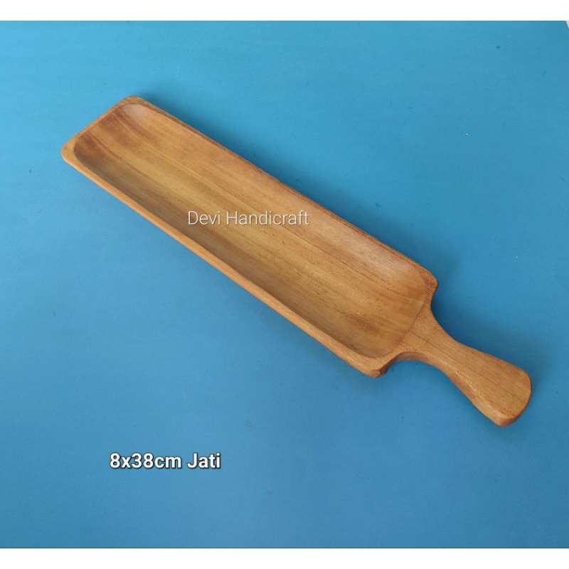 Jual piring kayu/piring saji/piring sushi/piring kebab/piring teflon ...