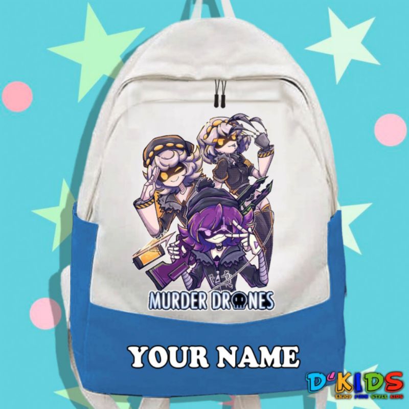 Jual Tas Ransel Anak Sekolah SD Animasi Murder Drones - Backpack Ransel ...