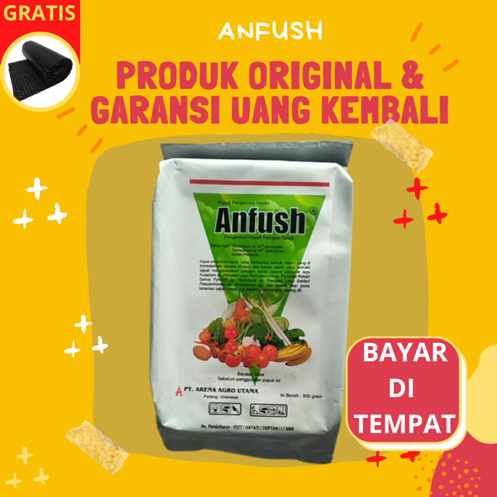 Jual Pupuk Fungisida Organik Tricoderma Gliocaldium ANFUSH 500gr ...