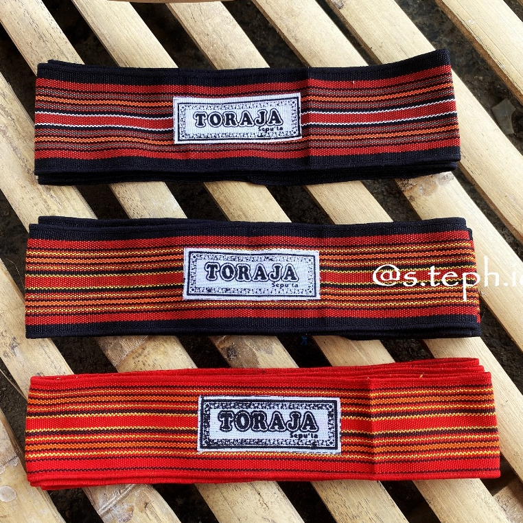 Jual Ikat Kepala Etnik Toraja || Aksesoris Tas || Syal Tenun Toraja ...