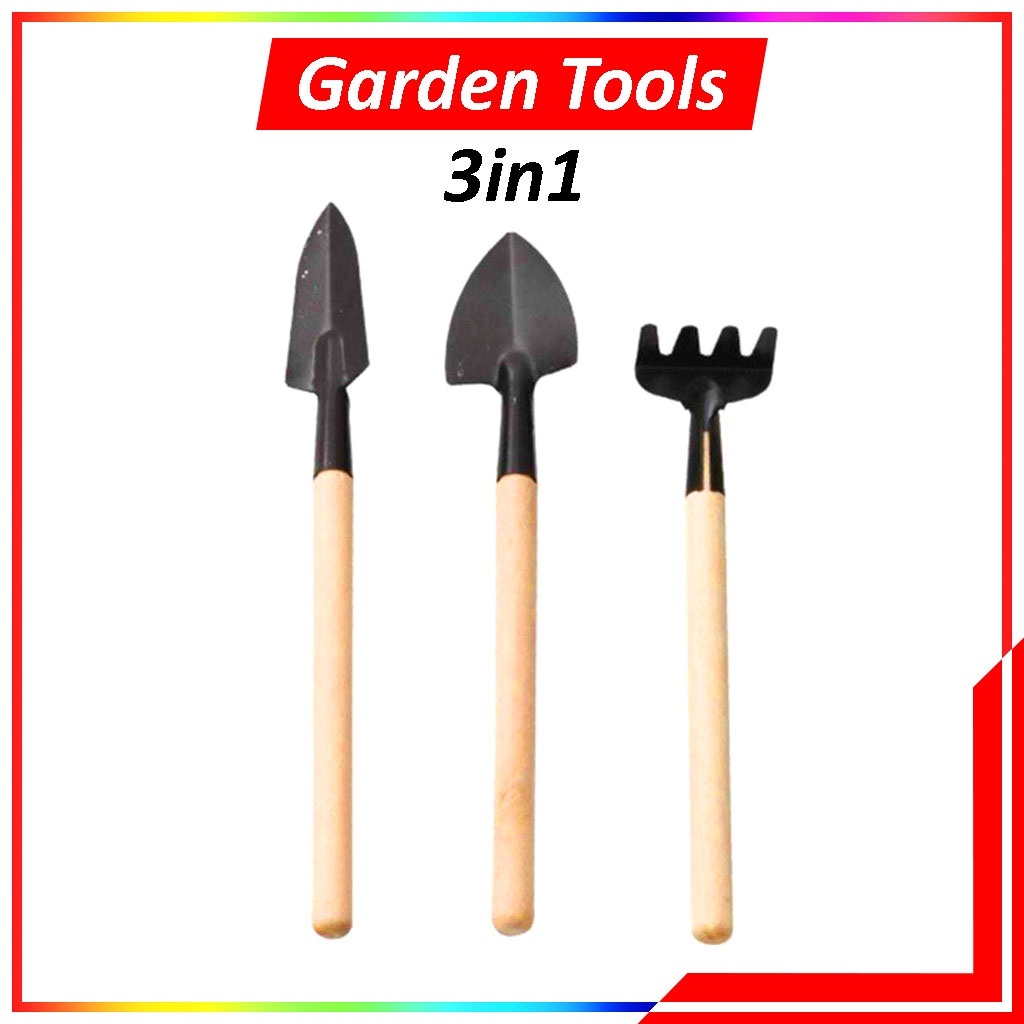 Jual IDEKU Sekop Mini Set 3in1 / Alat Berkebun Sekop Mini / Garden ...