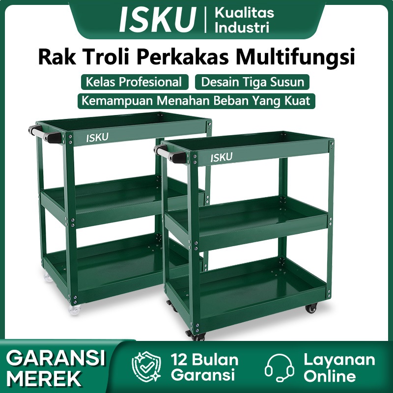Jual Isku Alat Perkakas Trolly Galon Rak 3 Susun Trolly Trolley ...