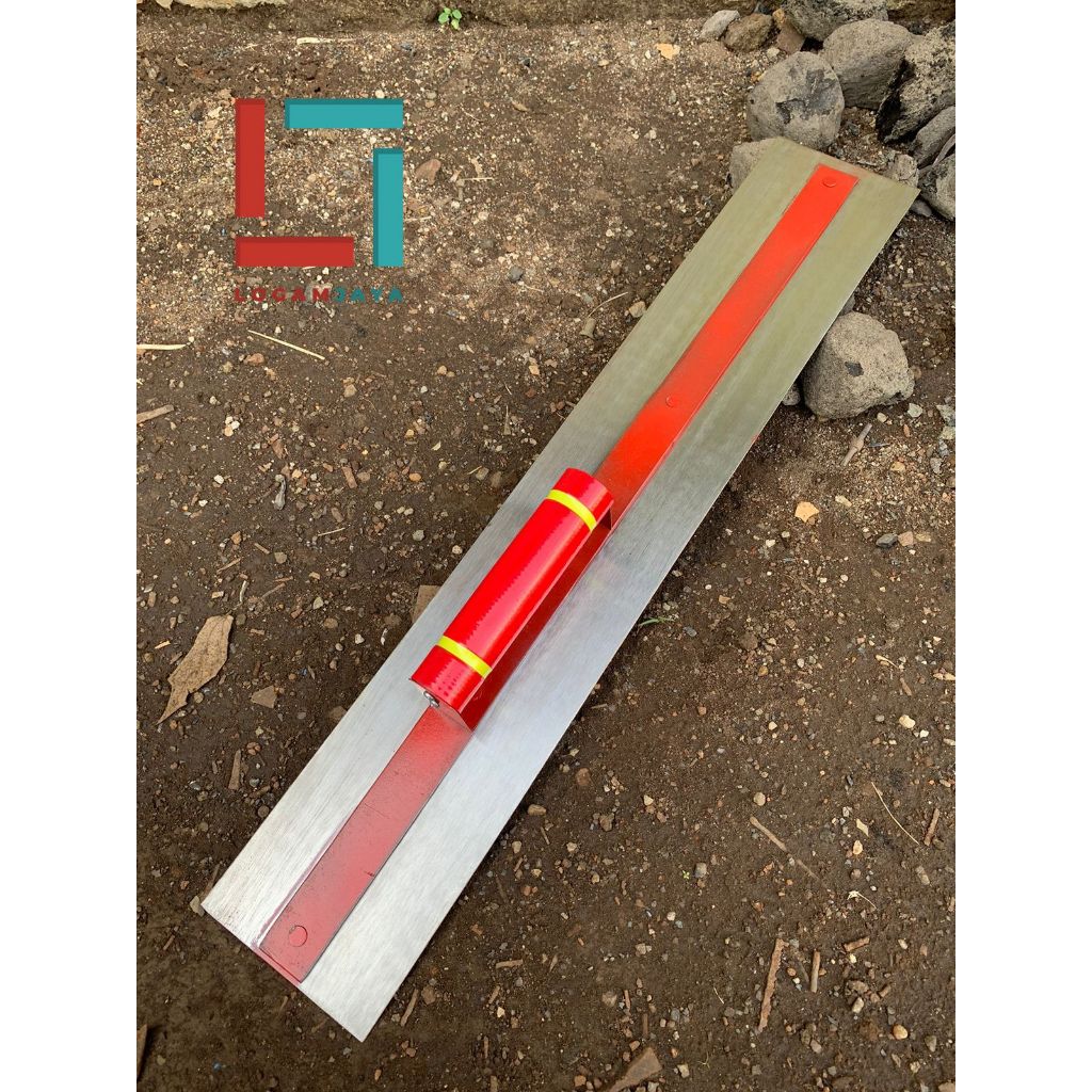 Jual Raskam Besi panjang 60 cm Gagang Kayu/ Roskam Penghalus Tembok ...