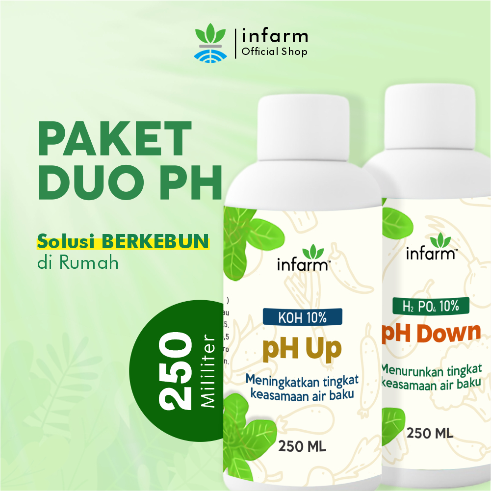 Jual Paket Duo Ph Larutan Ph Up Dan Larutan Ph Down Peralatan Berkebun | Shopee Indonesia