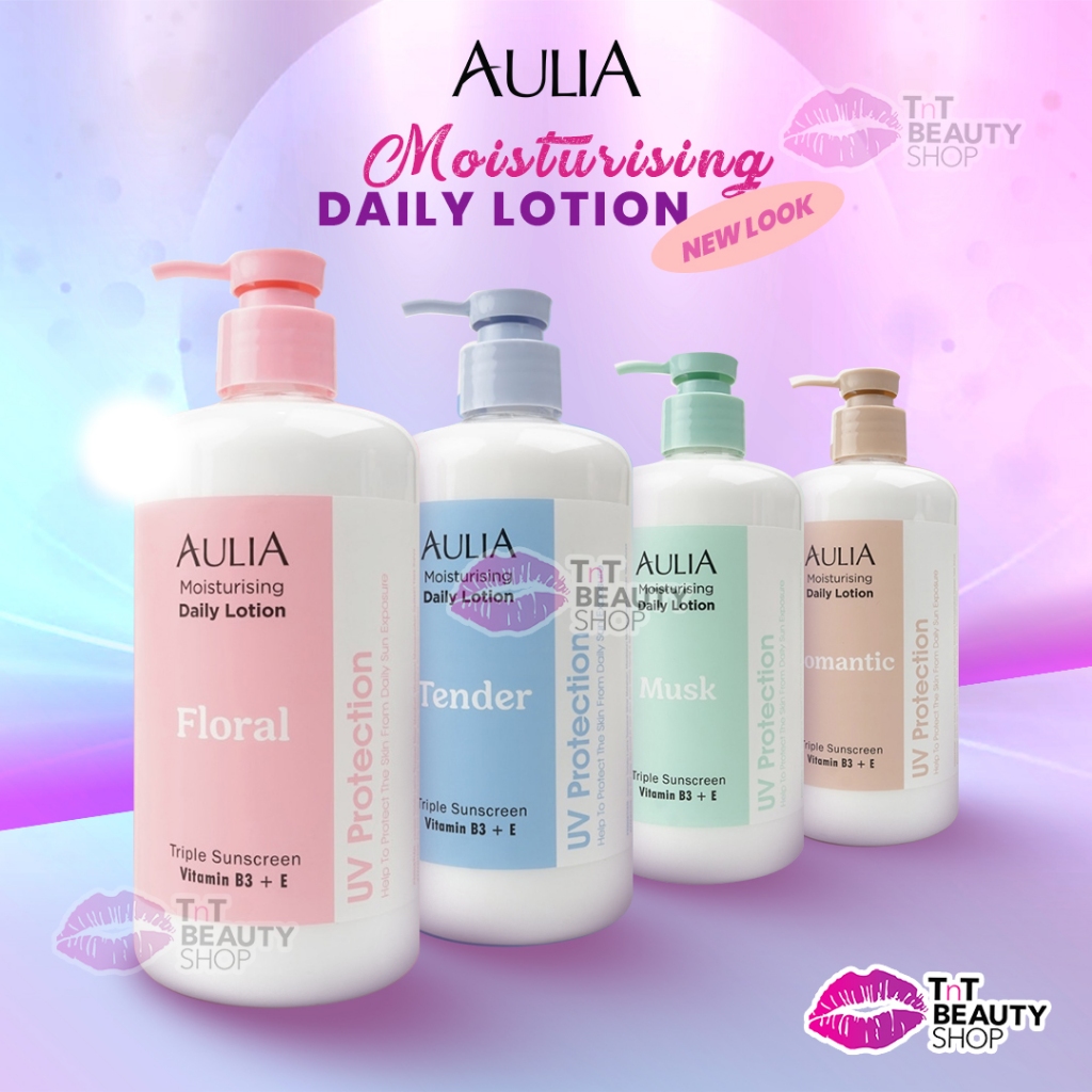 Jual AULIA Daily Lotion 500ml [ Hand body With UV Protection , Triple ...