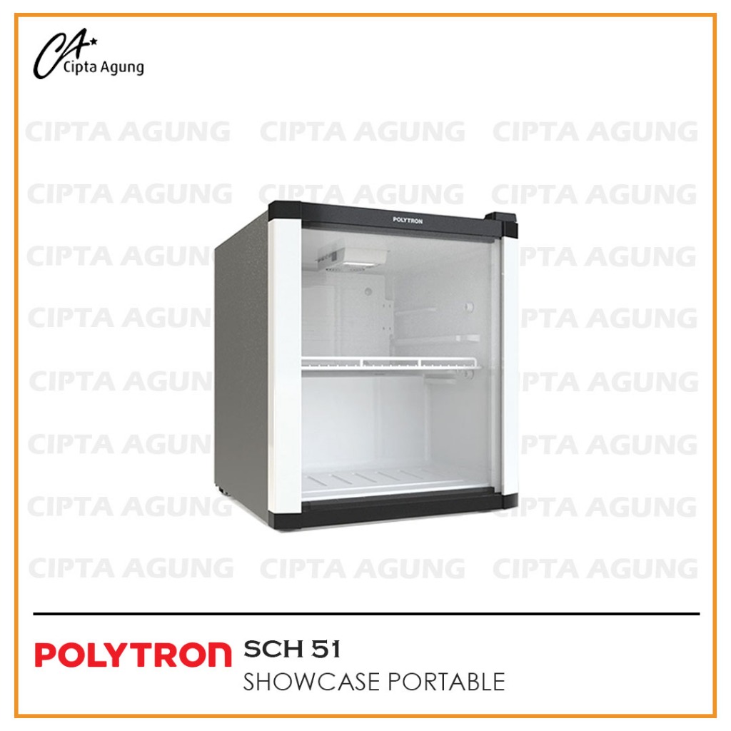 Jual POLYTRON SHOWCASE MINI 50 LITER SCH-51 DISPLAY COOLER | Shopee ...