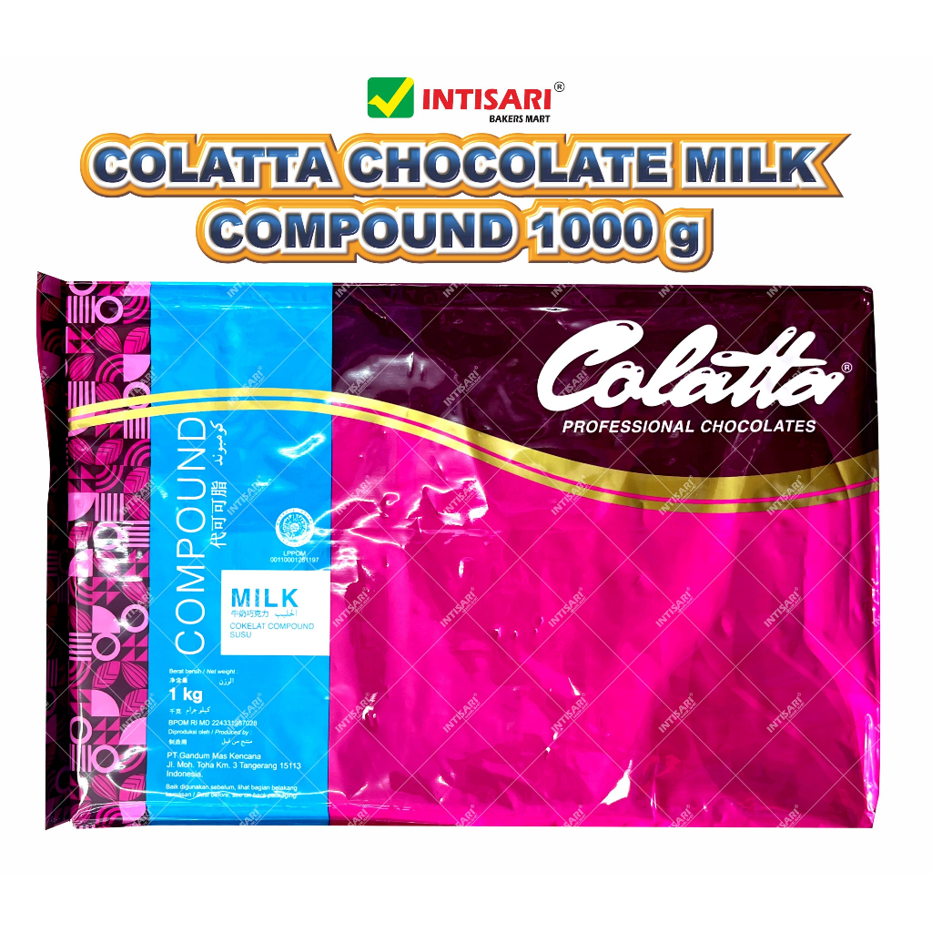 Jual COLATTA CHOCOLATE COMPOUND MILK 1000 G | Shopee Indonesia