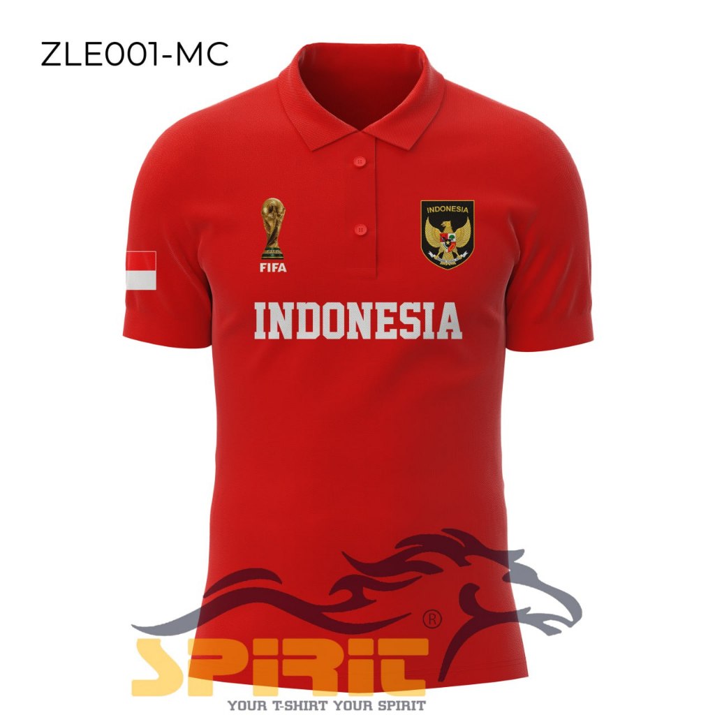 Jual Kaos Polo timnas Indonesia premium terbaru Lengan Pendek Premium ...