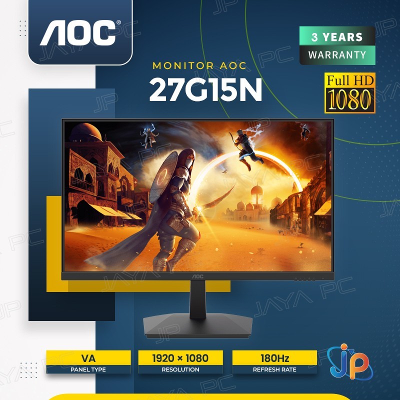 Jual Monitor AOC LED 27G15N - Full HD 27" Inch | Shopee Indonesia