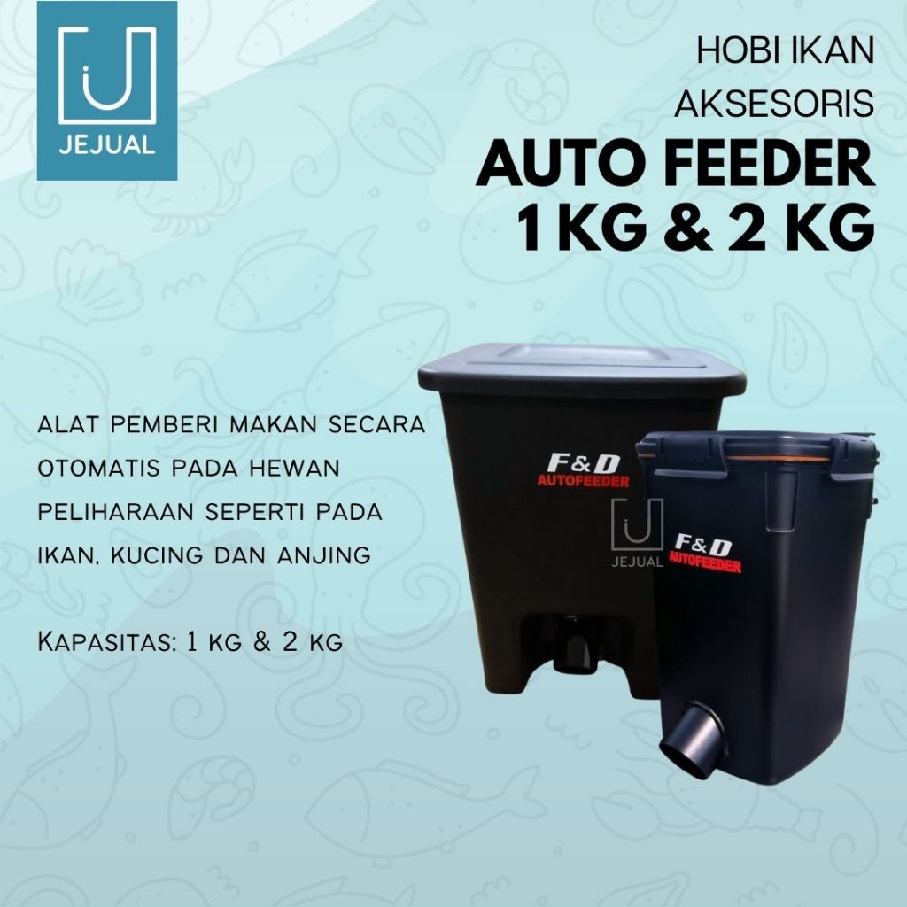 Jual AUTO FEEDER 1kg/2kg Pemberi Makan/Pakan Ikan/Anjing/Kucing ...