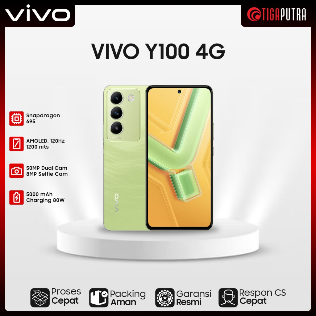 Jual Vivo Y100 4G (RAM 8GB, ROM 128/256GB, AMOLED, 120Hz) | Shopee ...