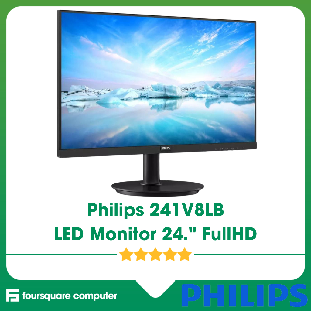 Jual Philips 241V8LB LCD Monitor 24 Inch VA Flat FullHD Borderless ...