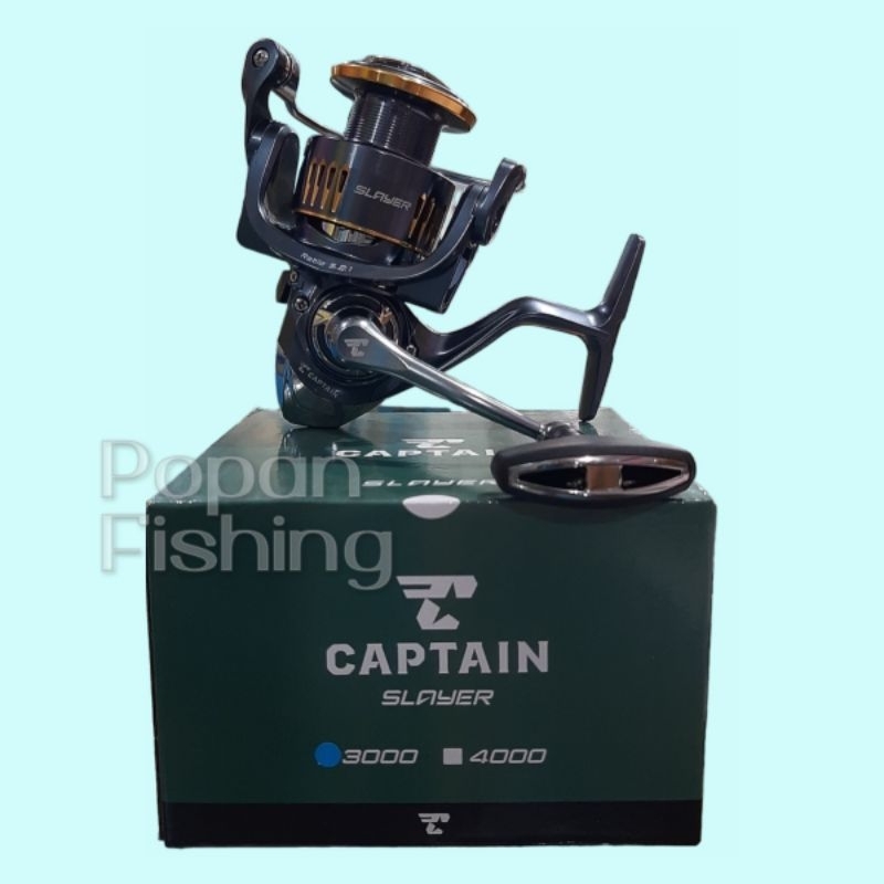 Jual Reel Captain Slayer 3000 Max drag 10kg | Shopee Indonesia