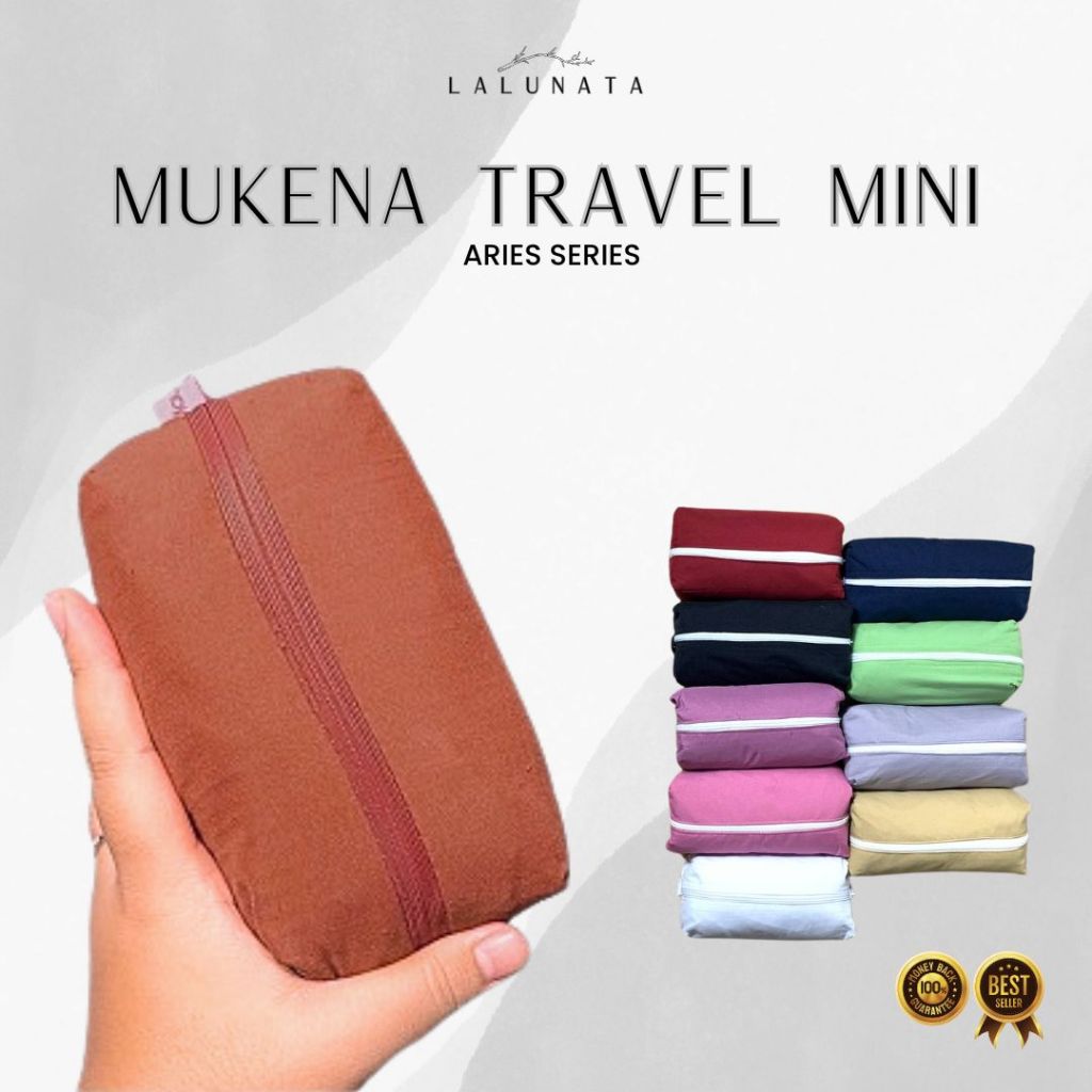 Jual MUKENA MINI TRAVEL 2 in 1 KATUN PREMIUM KOREA TRAVEL Mukena umroh ...