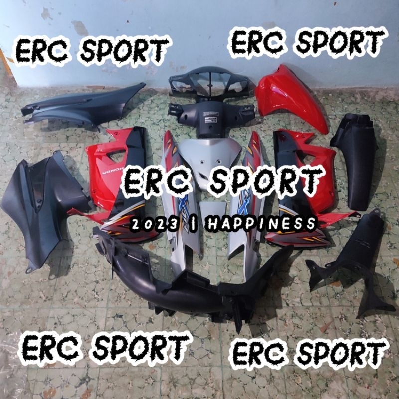 Jual COVER BODI SUPRA FIT NEW FIT X BODI HALUS KASAR FULLSET HONDA ...