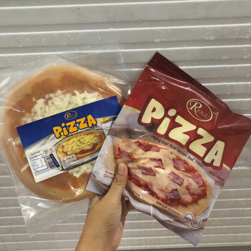 Jual Rious Smoked Beef Double Cheese Pizza 180gr | Shopee Indonesia