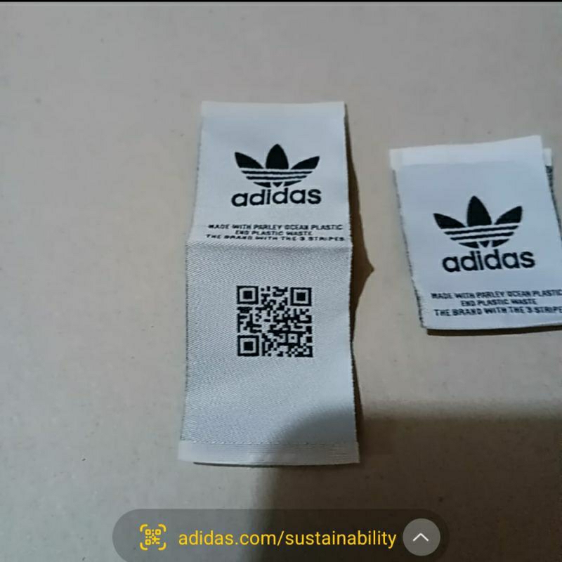 Jual Label tag Adidas (4pcs) CLG Tembus ke situs resmi (STOK SEDIKIT ...