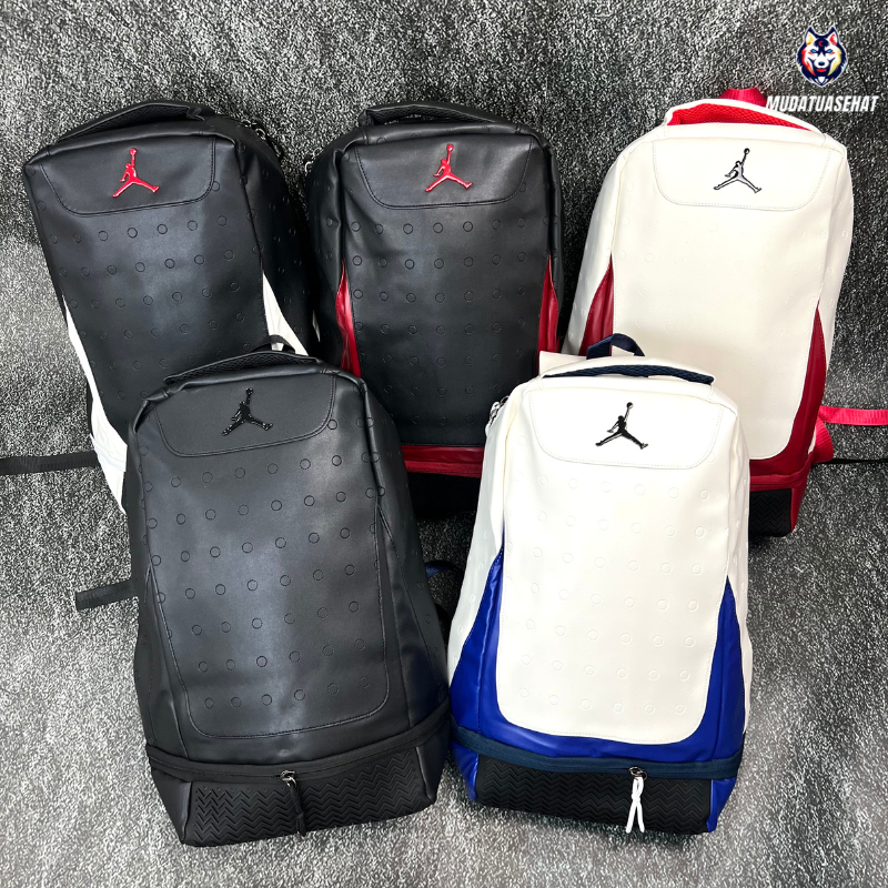 Jual AIR JORDAN RETRO 13 LEATHER BACKPACK / TAS RANSEL KULIT / BAGPACK ...