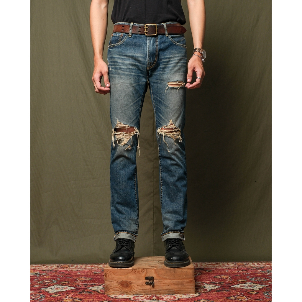 Jual Bespoke Project - Celana Jeans pria Style 377 | Shopee Indonesia