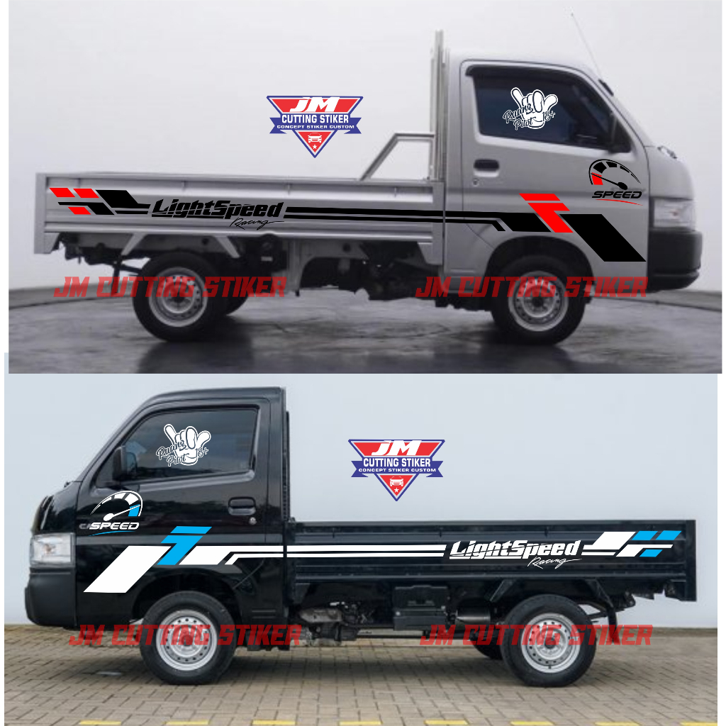 Jual Stiker mobil pick up new carry stiker variasi body pick up new ...